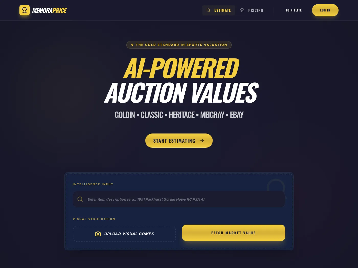 MemoraPrice Value Estimator