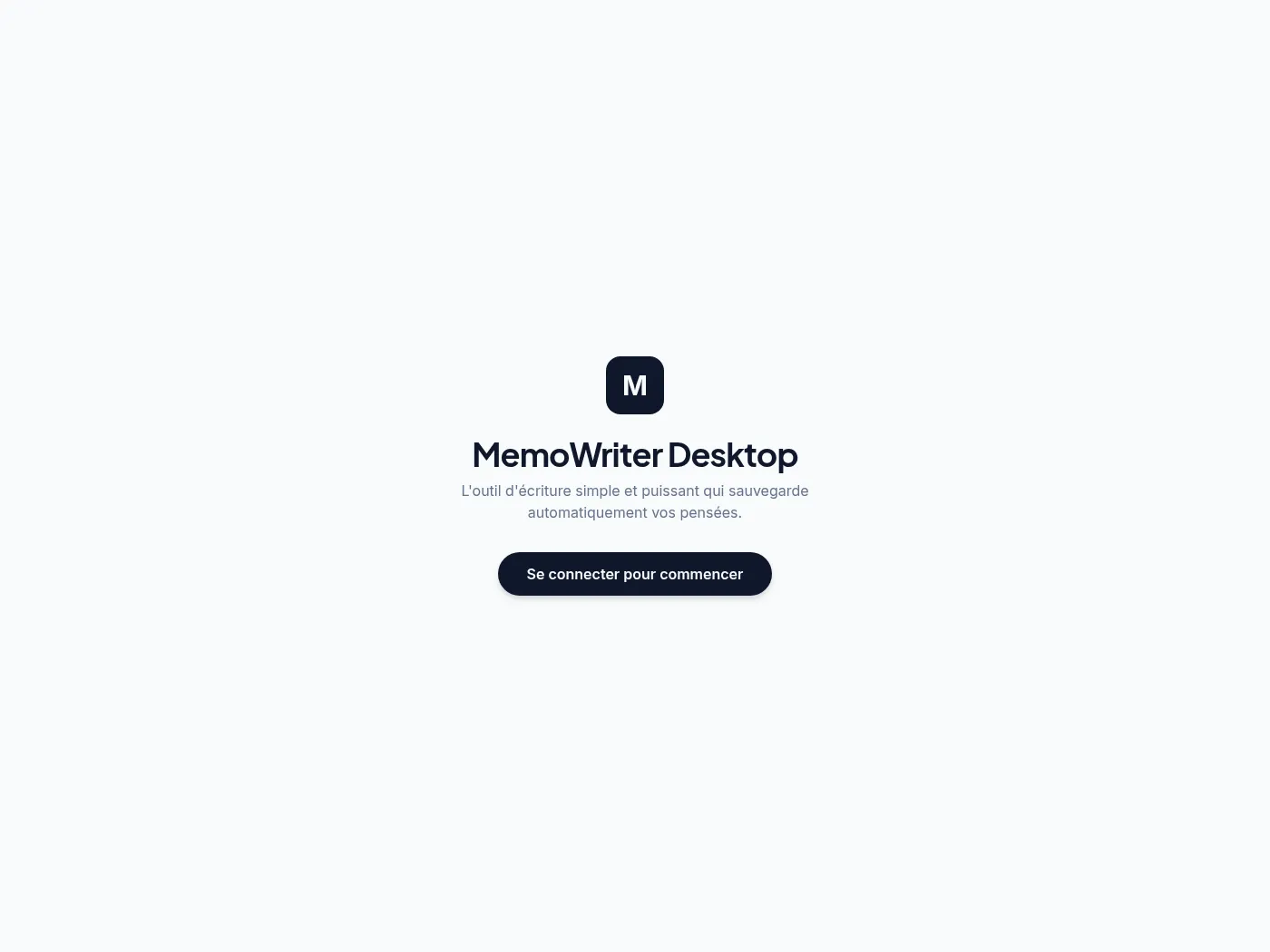 MemoWriter Desktop