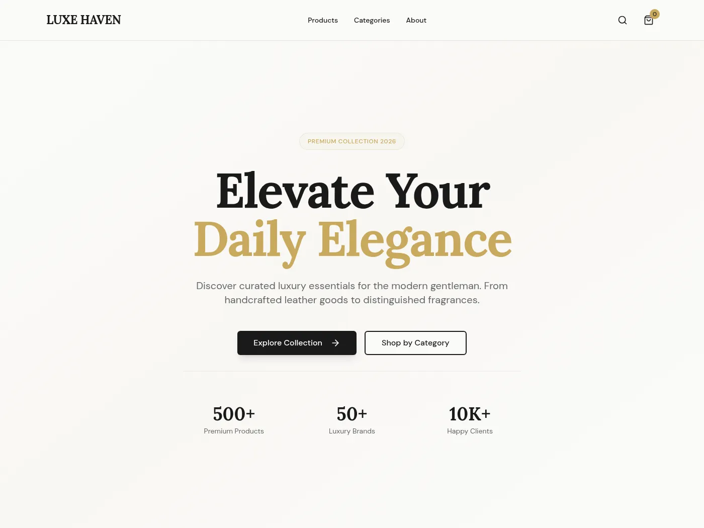 Gentleman's Luxe Haven