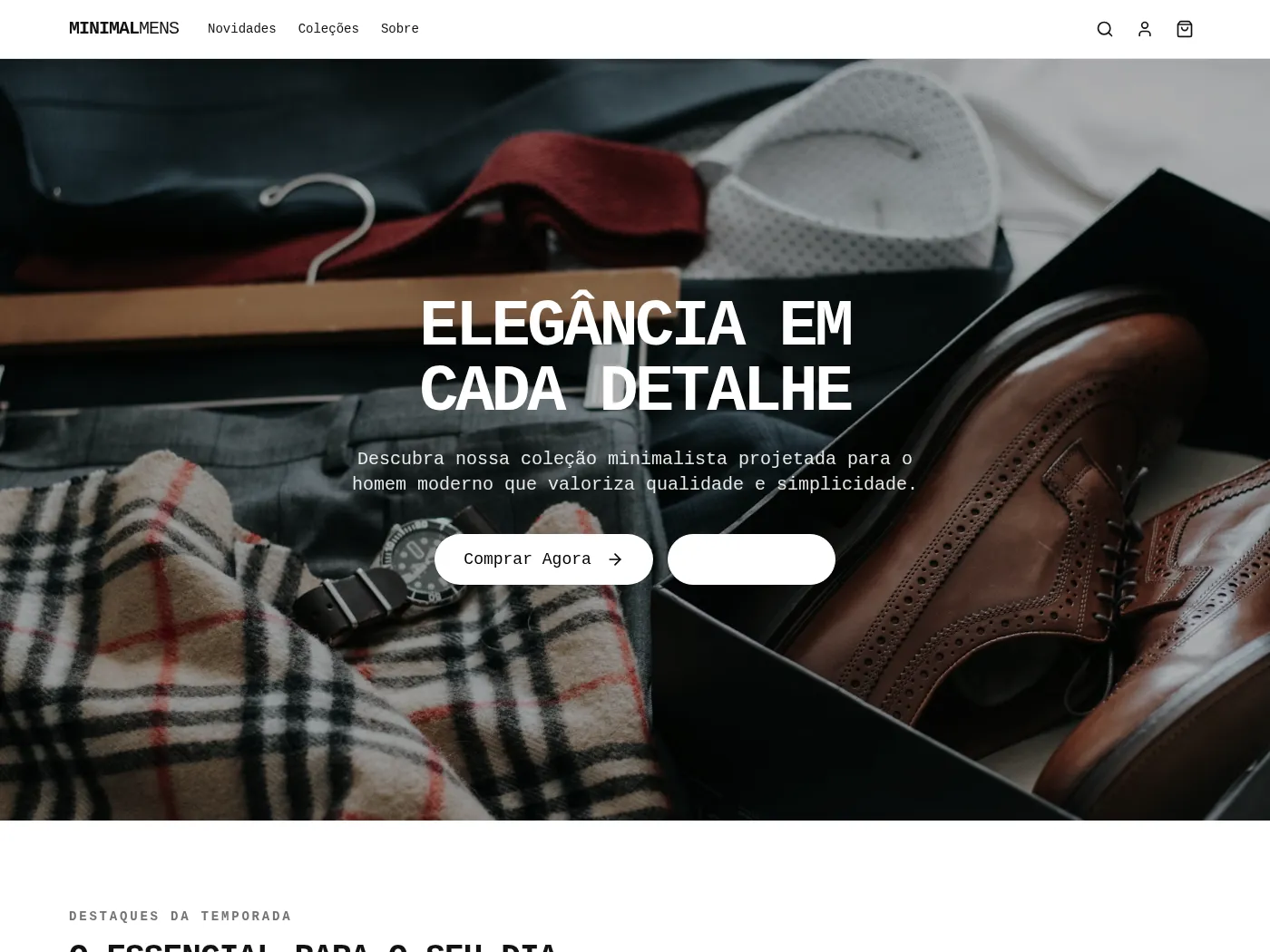 Minimal Menswear Shop