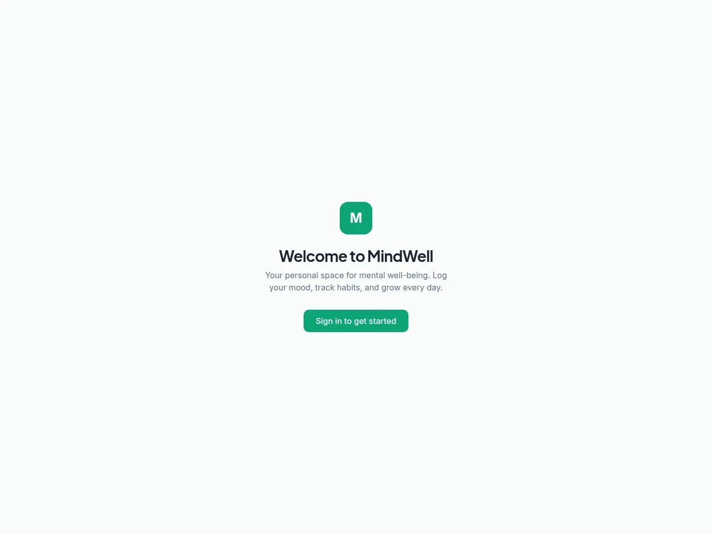 MindWell Tracker