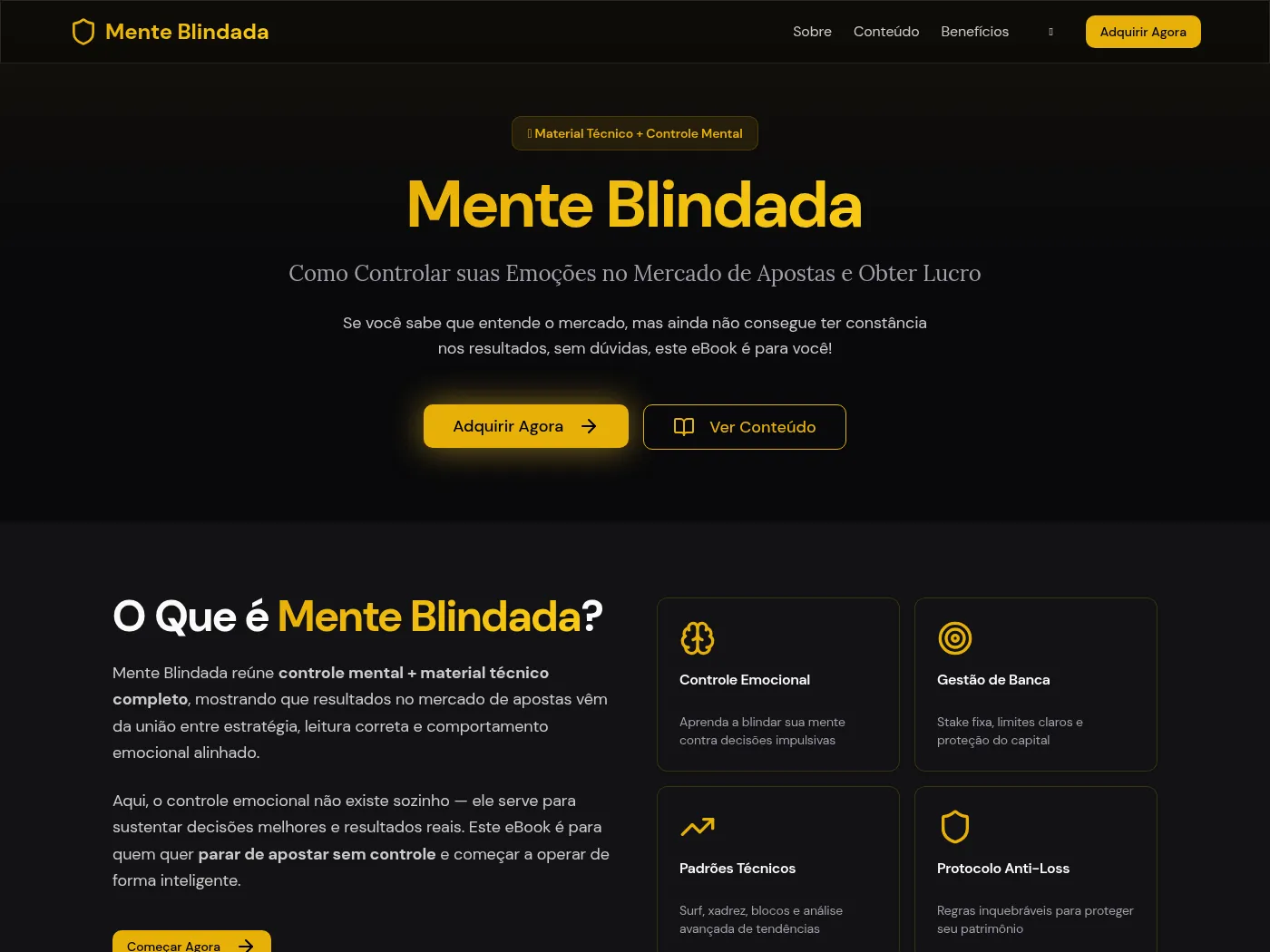 Mente Blindada Betting Guide