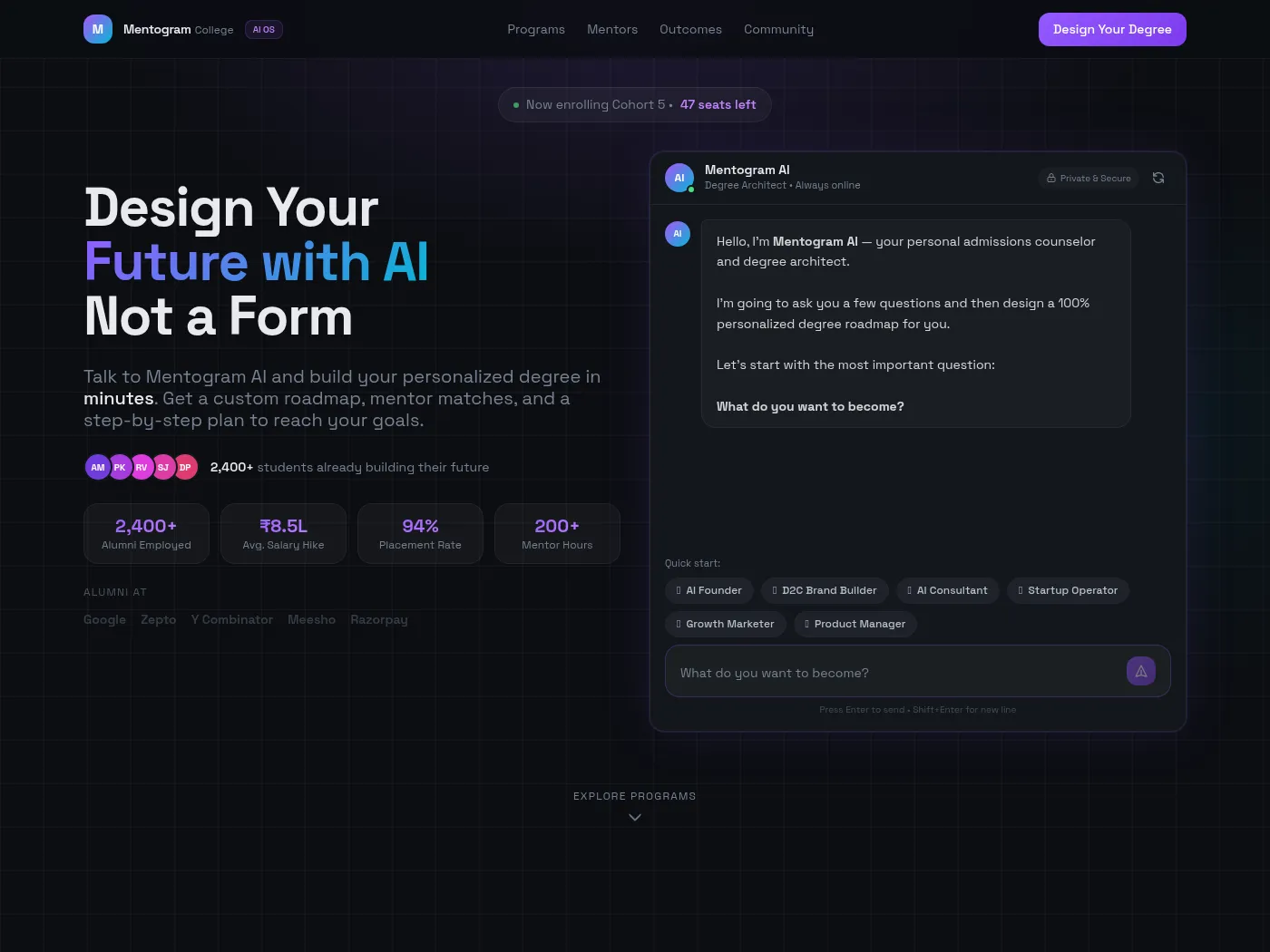 Mentogram College AI OS