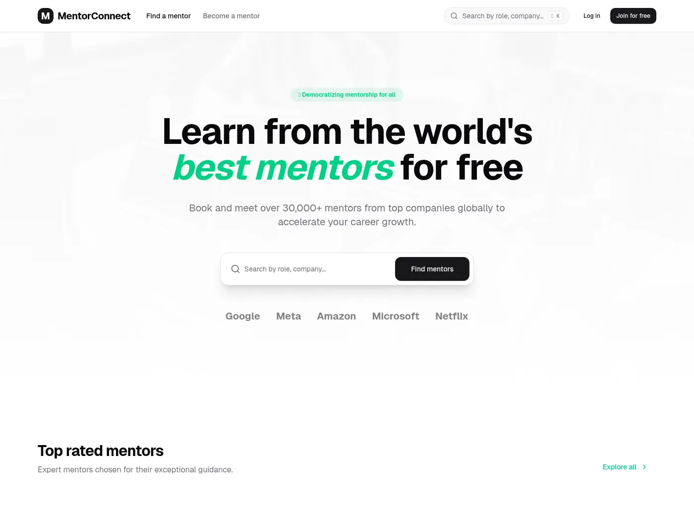 MentorConnect Platform
