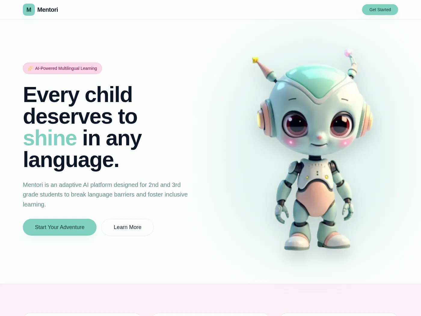 Mentori Multilingual Learning AI