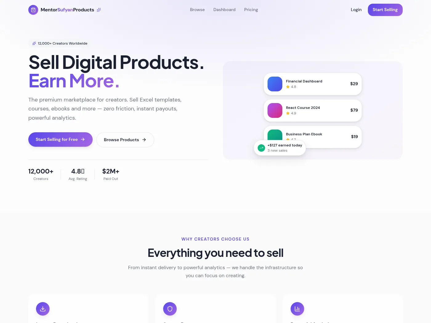 MentorSufyan Marketplace