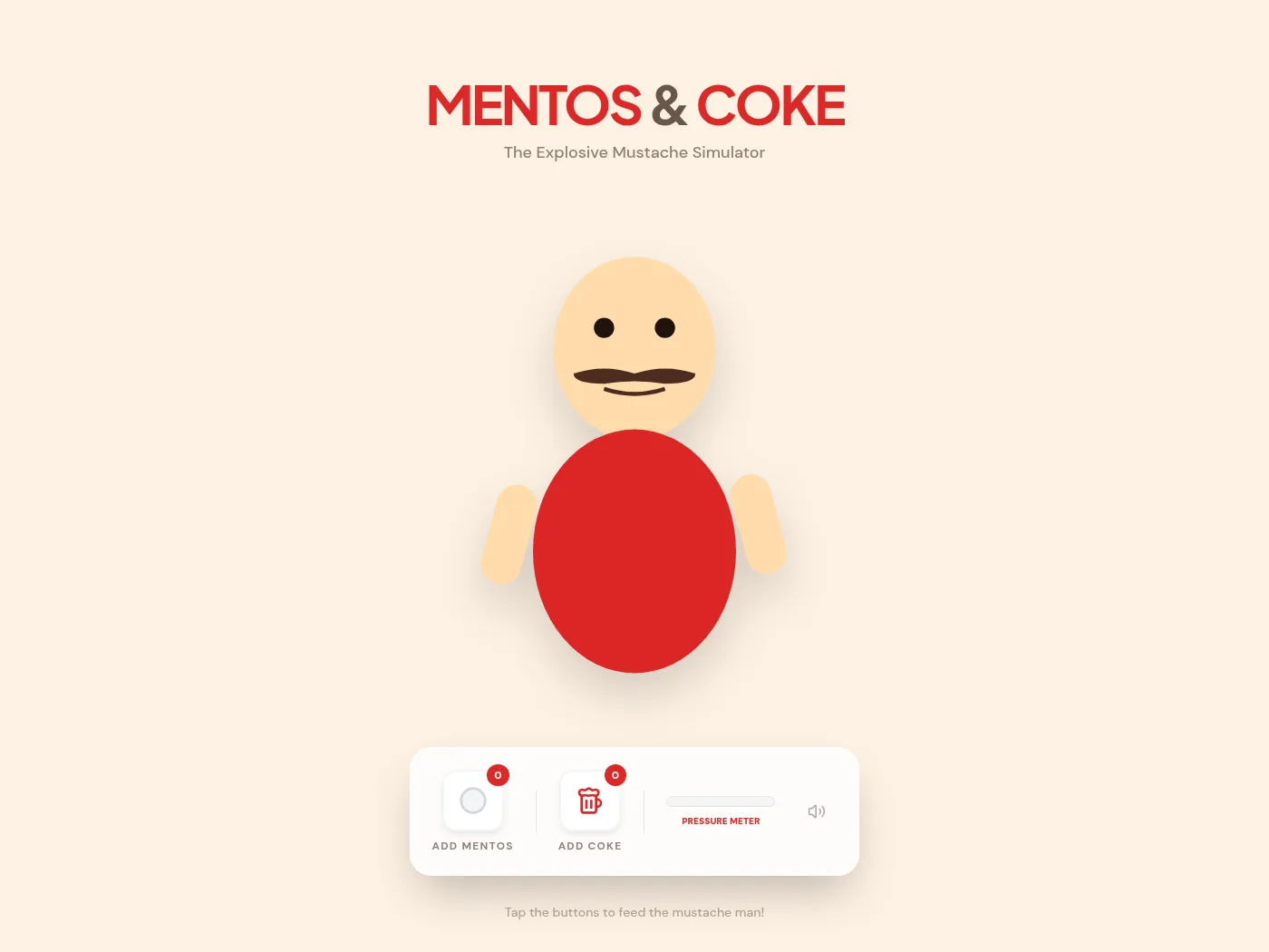 Mentos Coke Fun Simulator