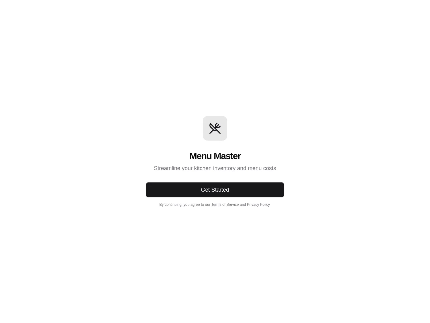 Menu Master