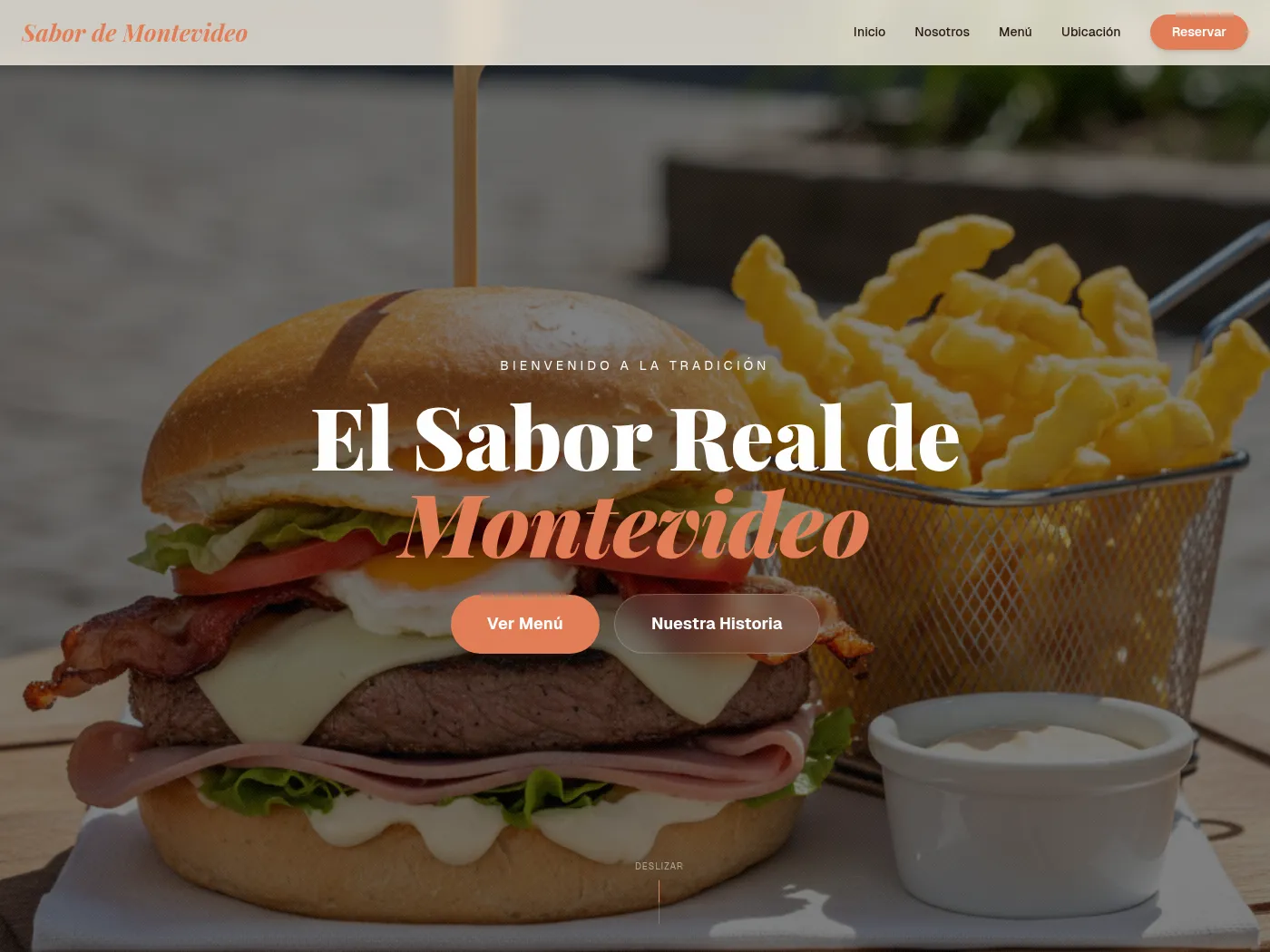 Montevideo Menu Showcase