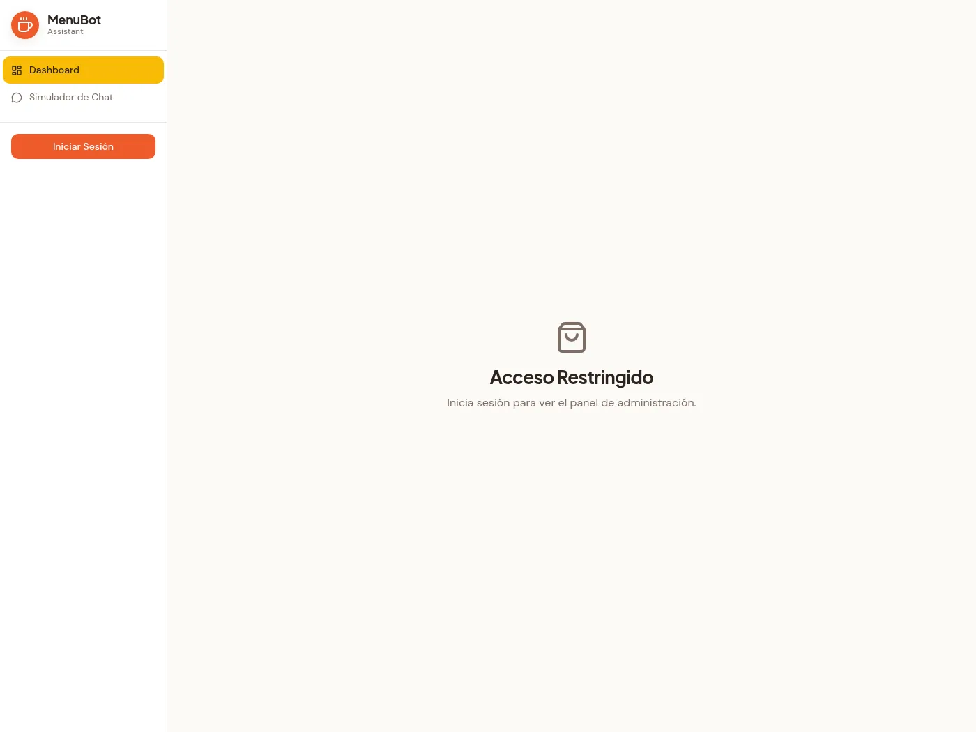 MenuBot Assistant