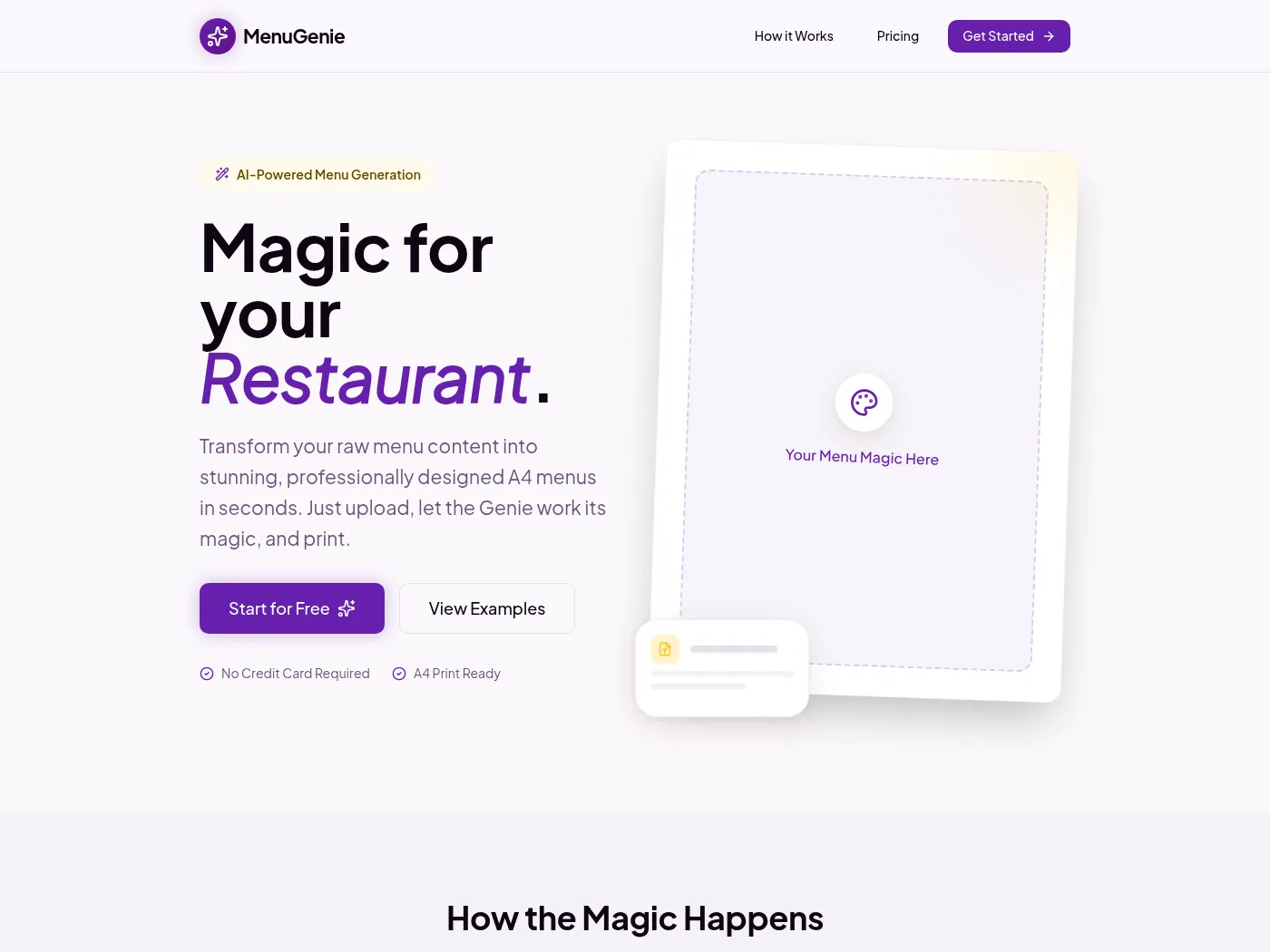 MenuGenie
