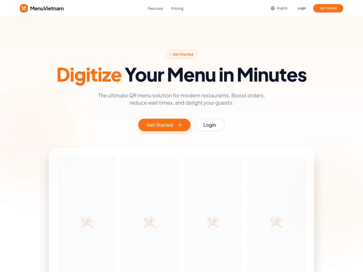 MenuVietnam UX Upgrade