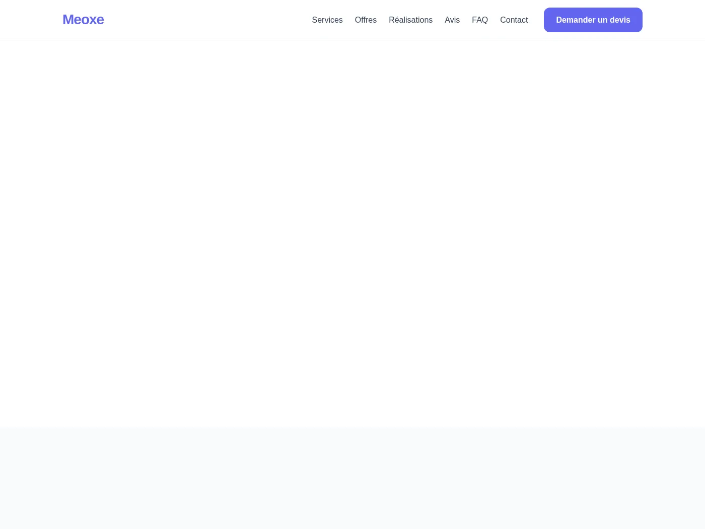 Meoxe One-Page Site