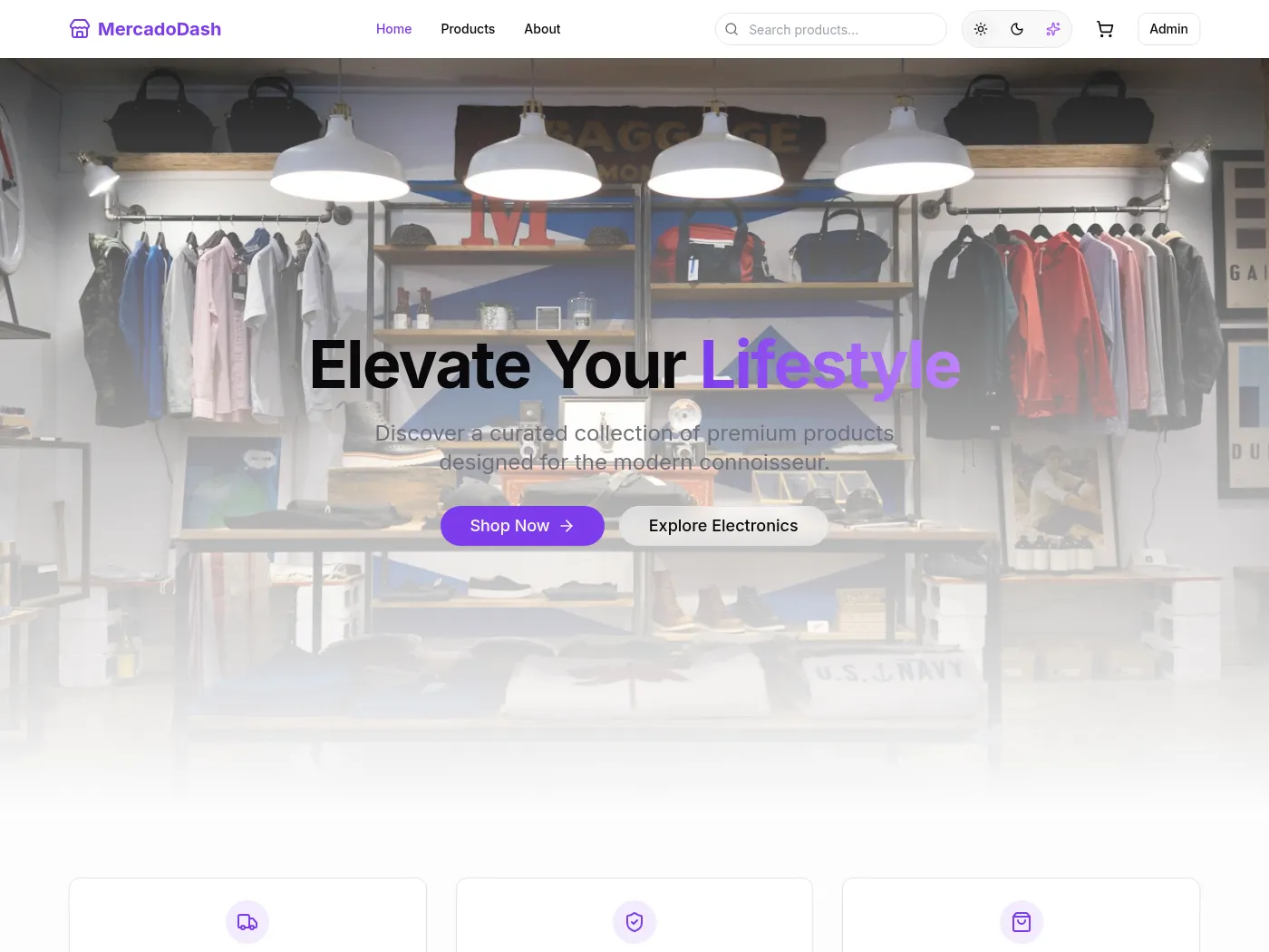 MercadoDash E-Commerce Suite