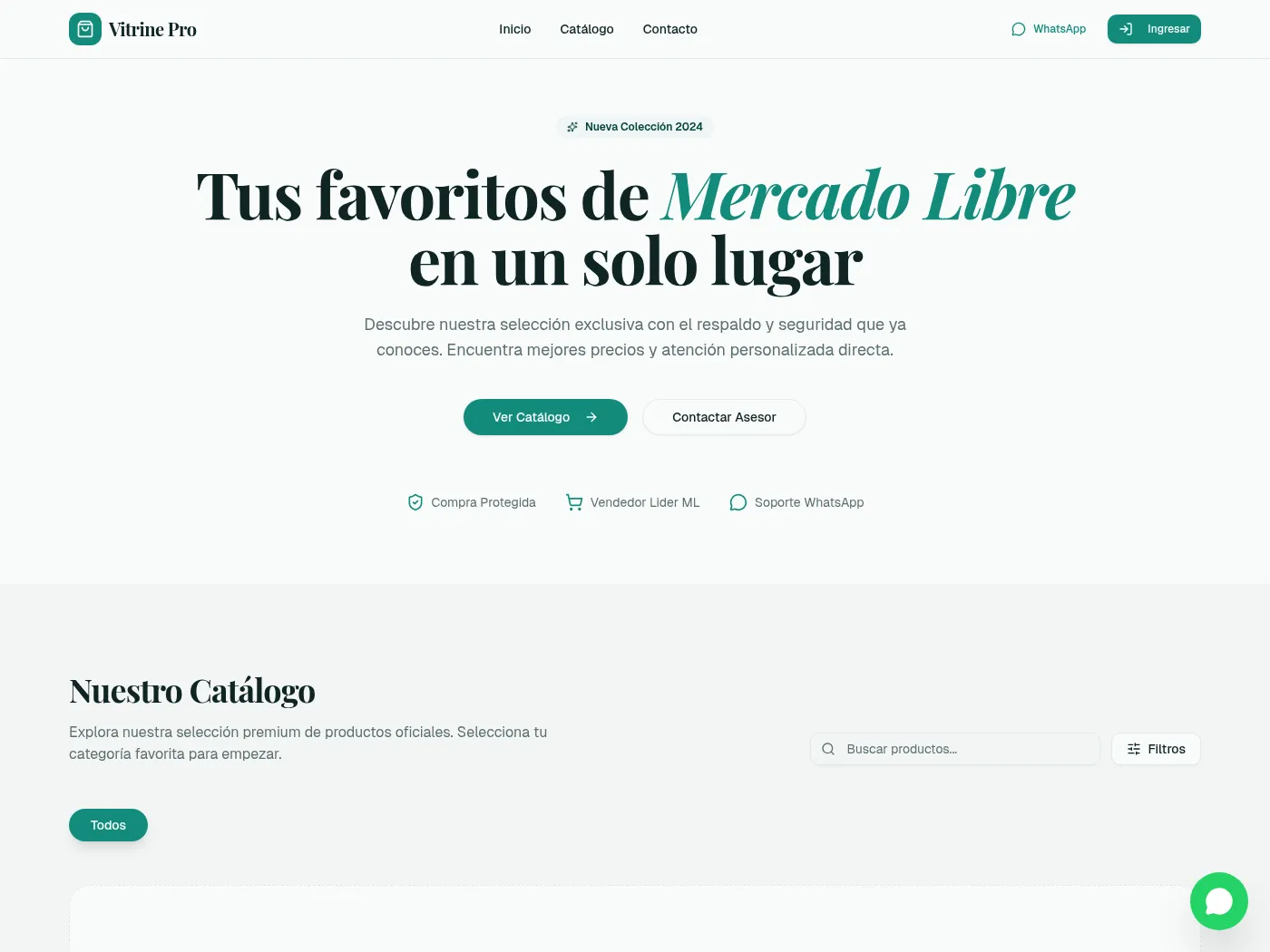 Mercado Vitrine Pro