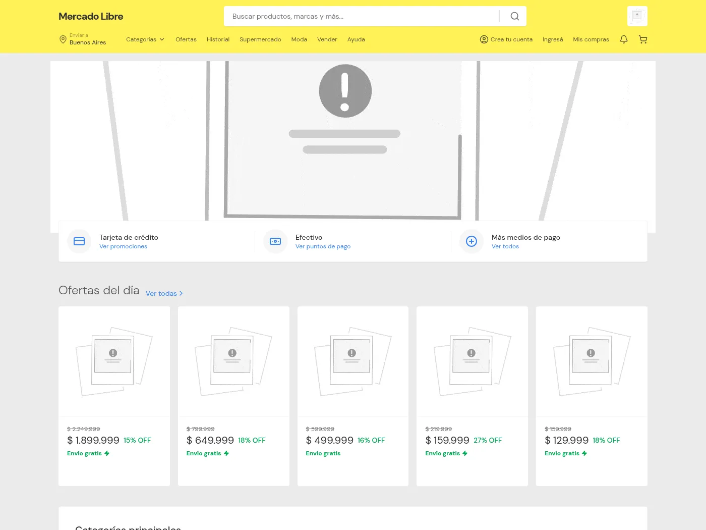 MercadoLibre Clone
