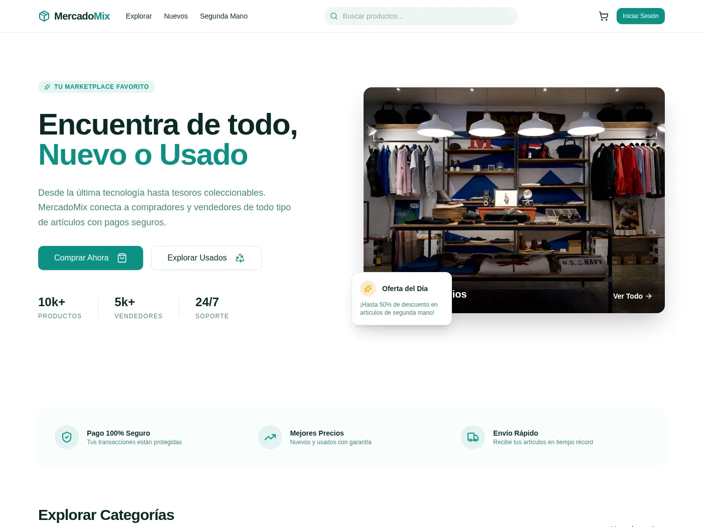 MercadoMix Online Shop
