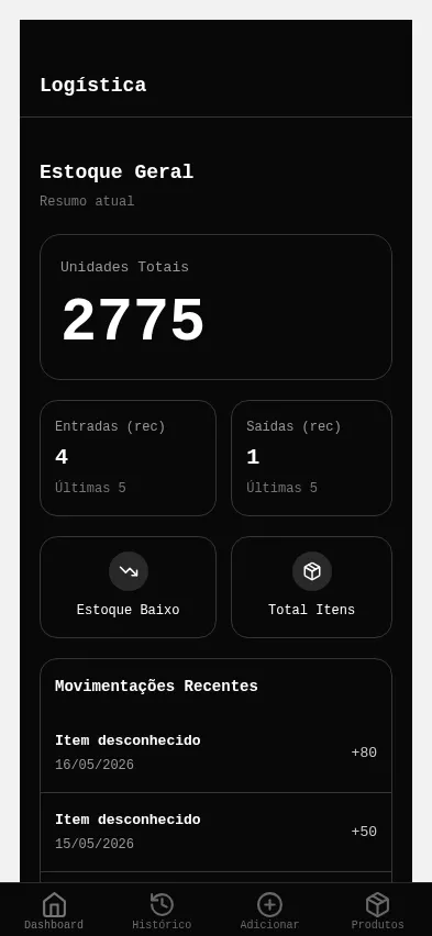 Mercadoria Tracker App