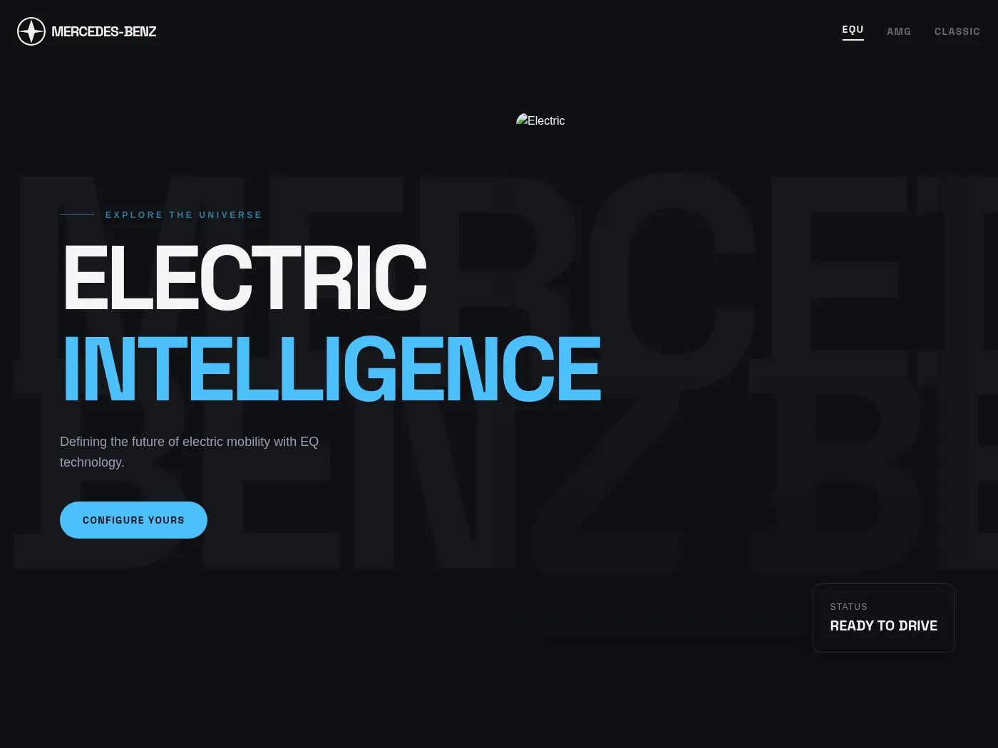 Mercedes-Benz Animated Site