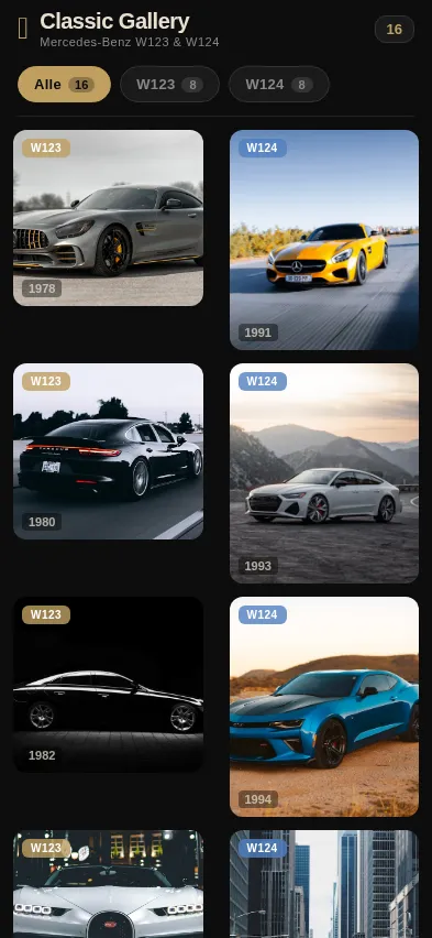 Mercedes Classic Gallery