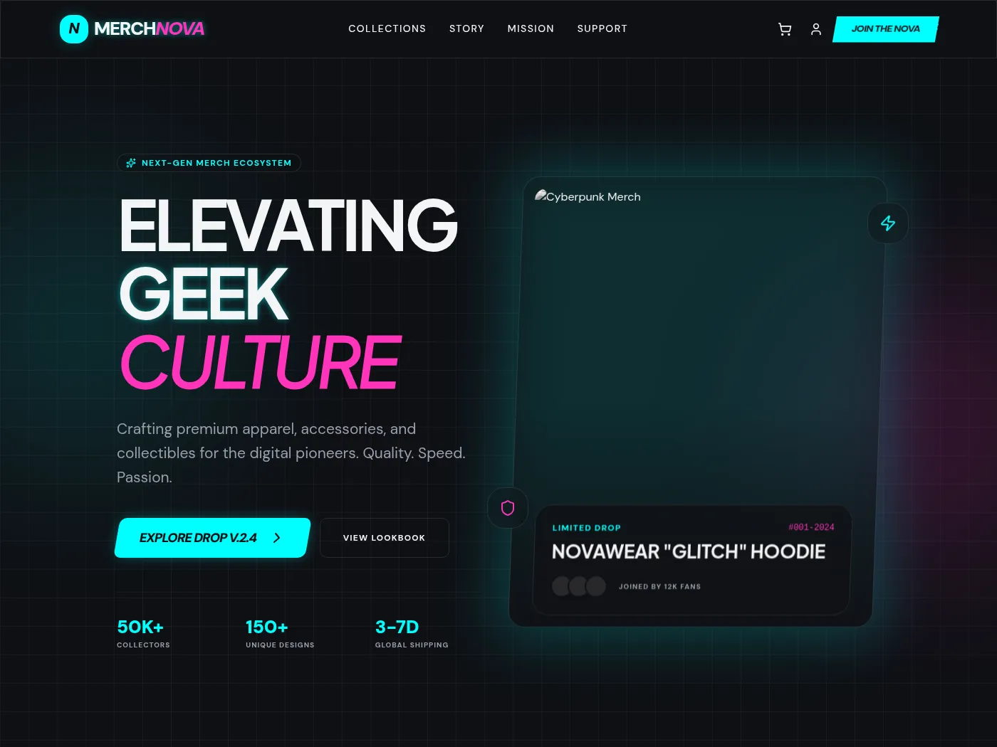 MerchNova Brand Site