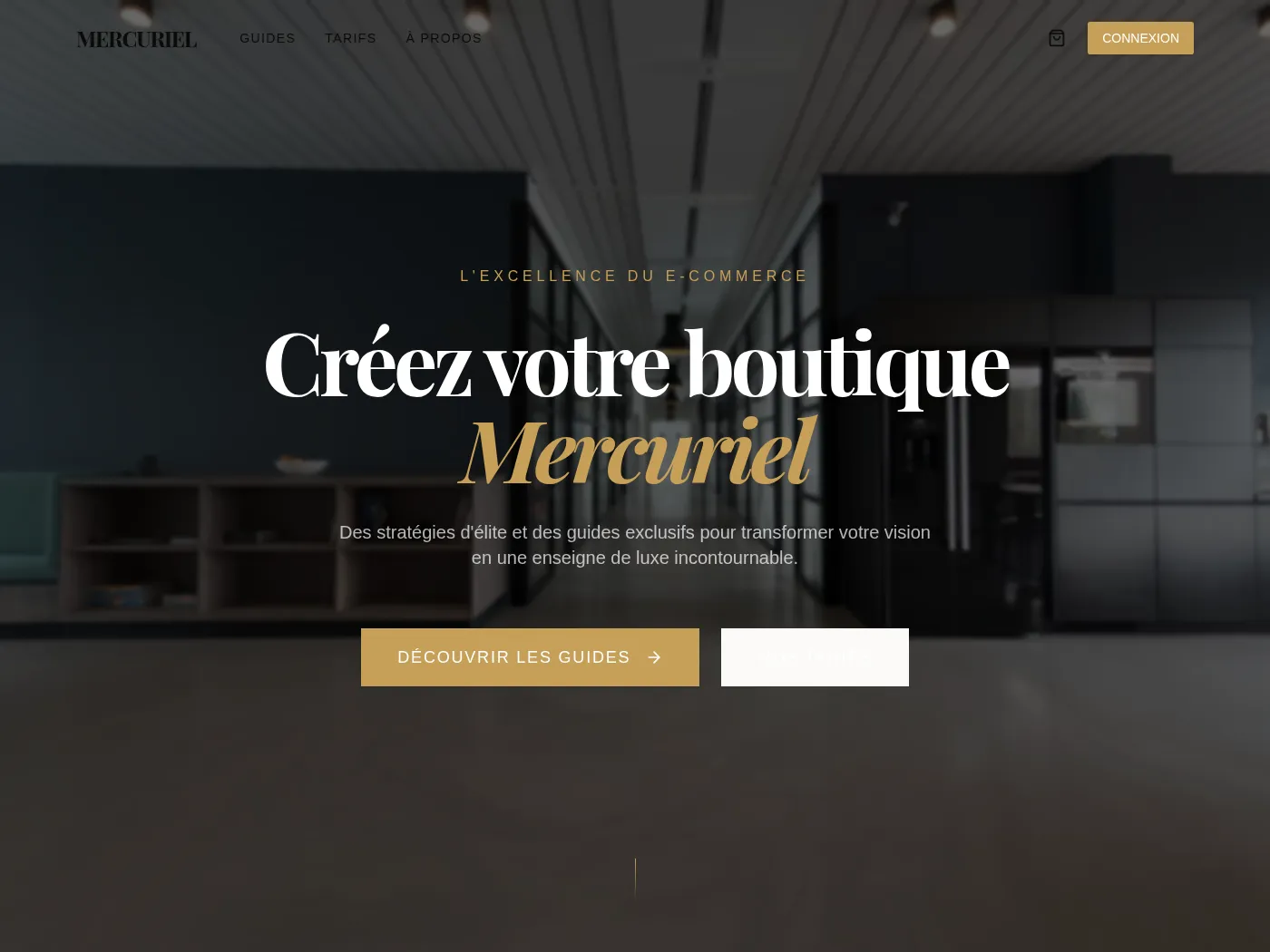 Mercuriel Luxe E-Commerce
