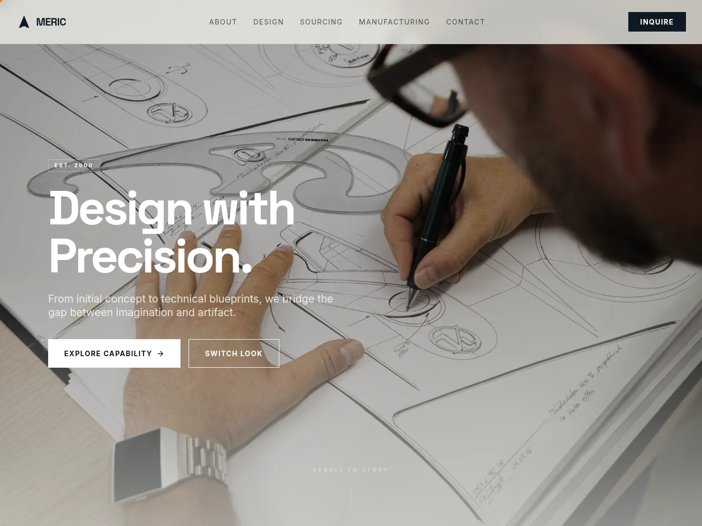 Meric International Redesign