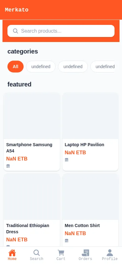 Merkato Marketplace App