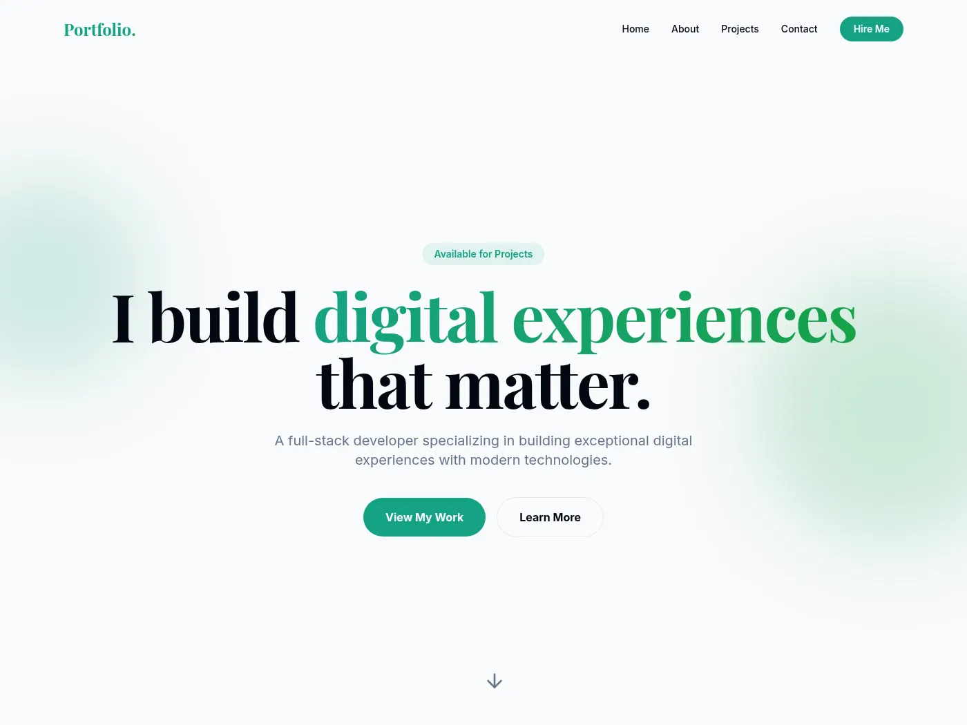 MERN Portfolio Pro