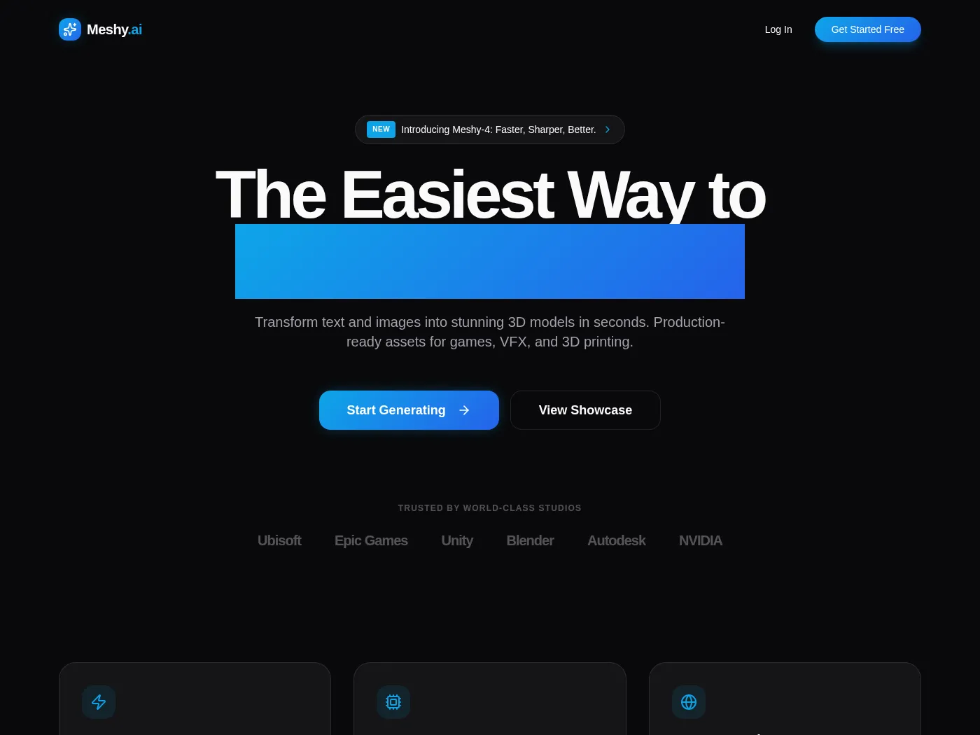 Meshy AI Clone