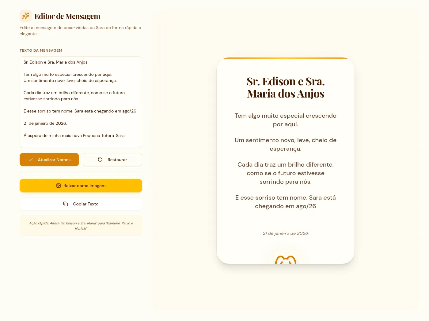 Message Editor