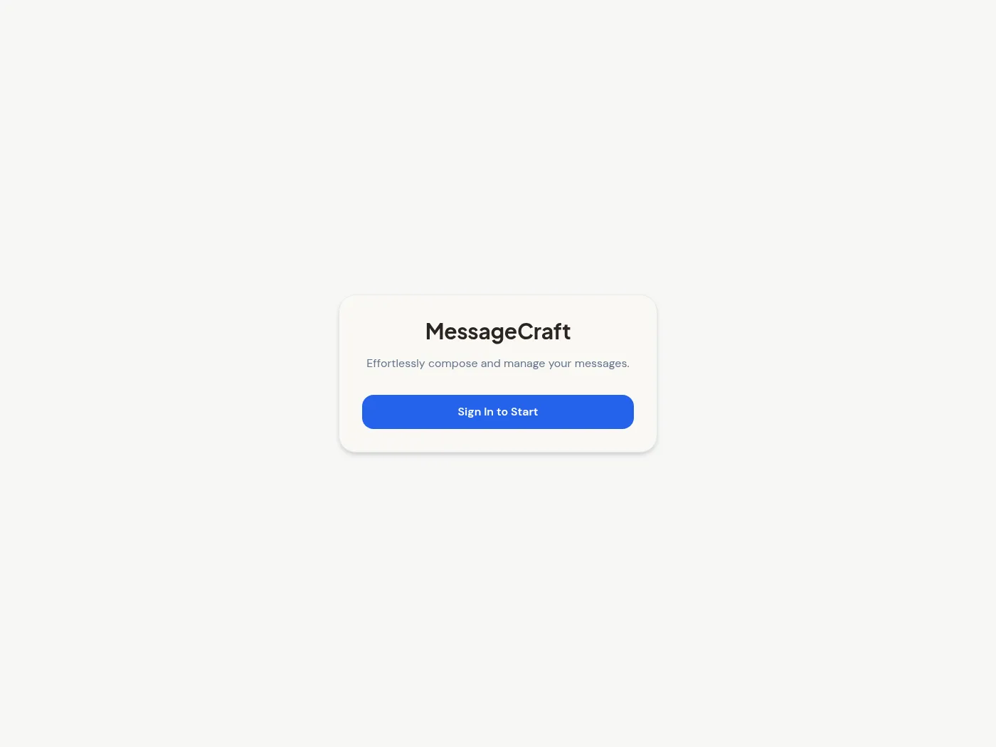 Message Writer App