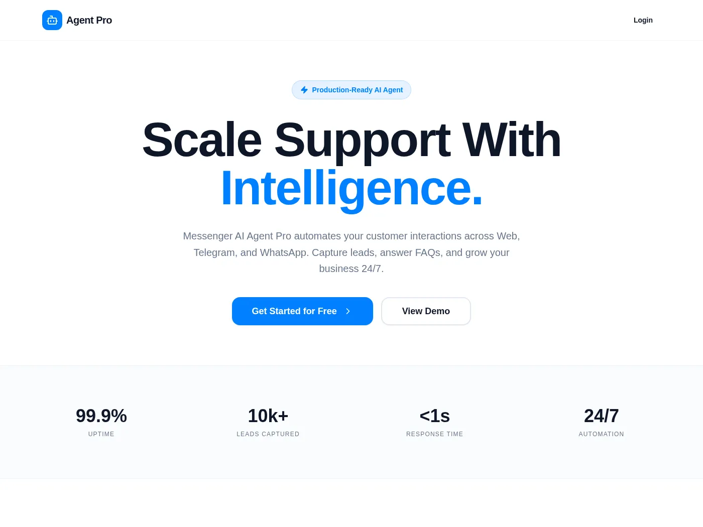 Messenger AI Agent Pro