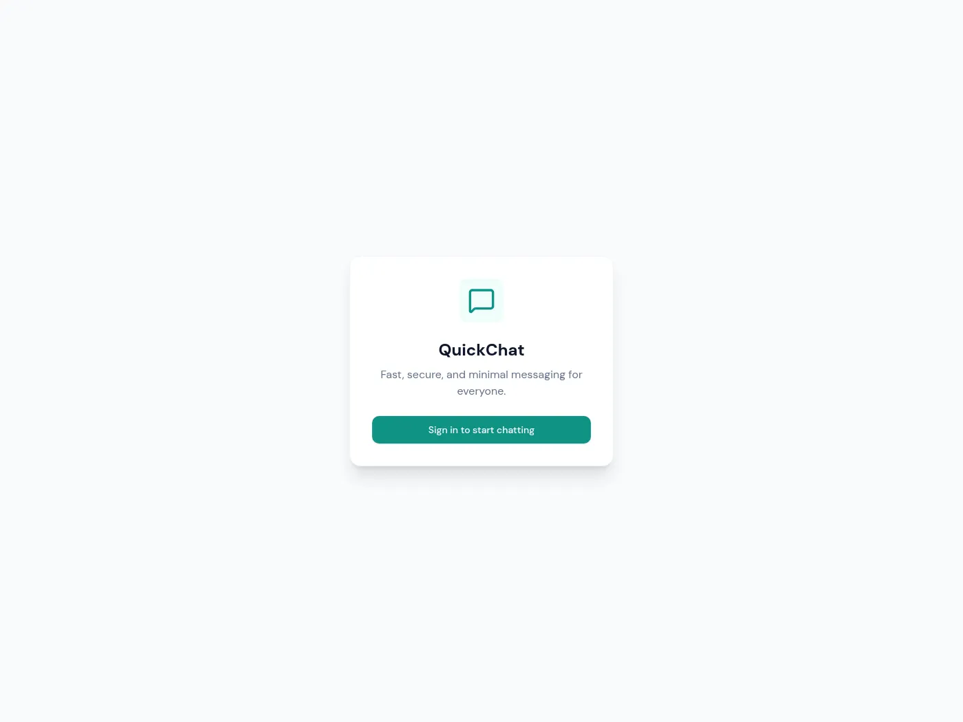 QuickChat Messenger