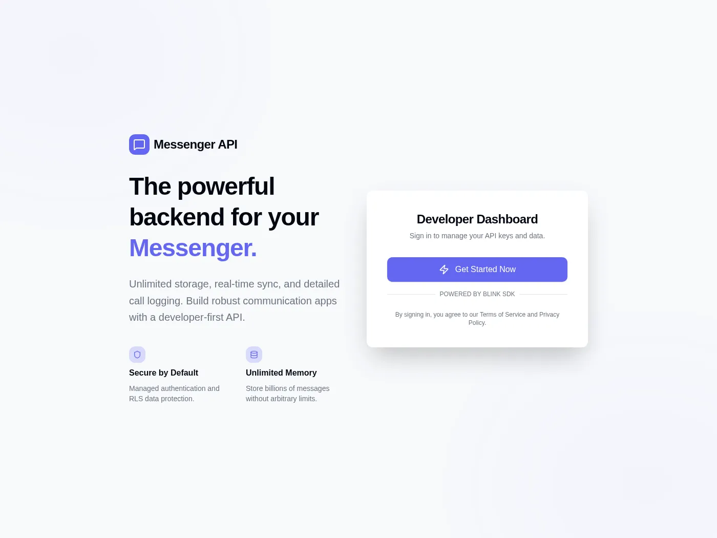 Messenger Data API