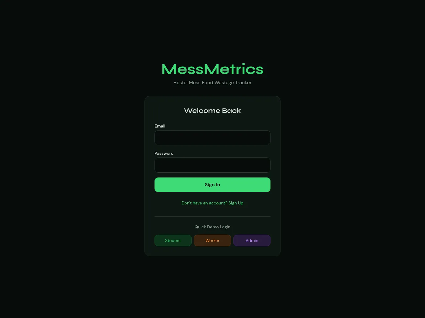 MessMetrics Hostel Tracker
