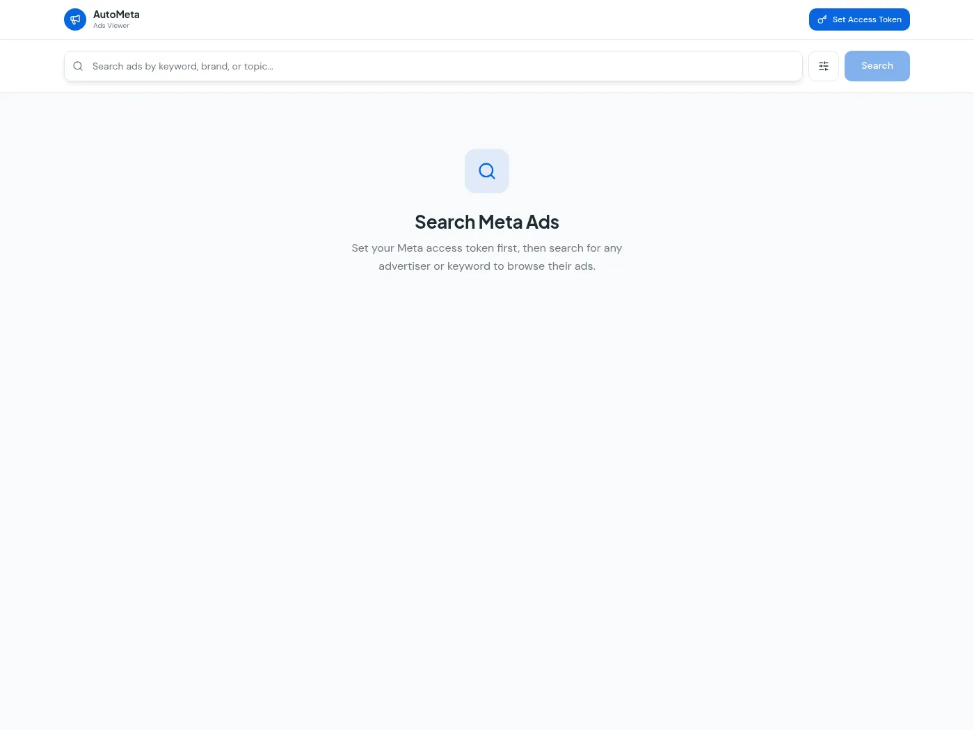 AutoMeta Ads Viewer
