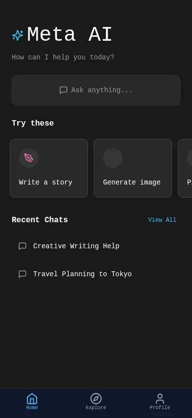 Meta AI Mobile