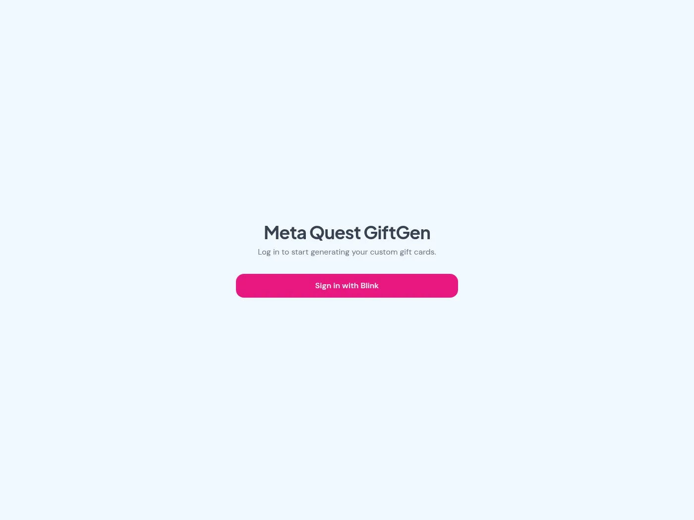 Meta Quest GiftGen