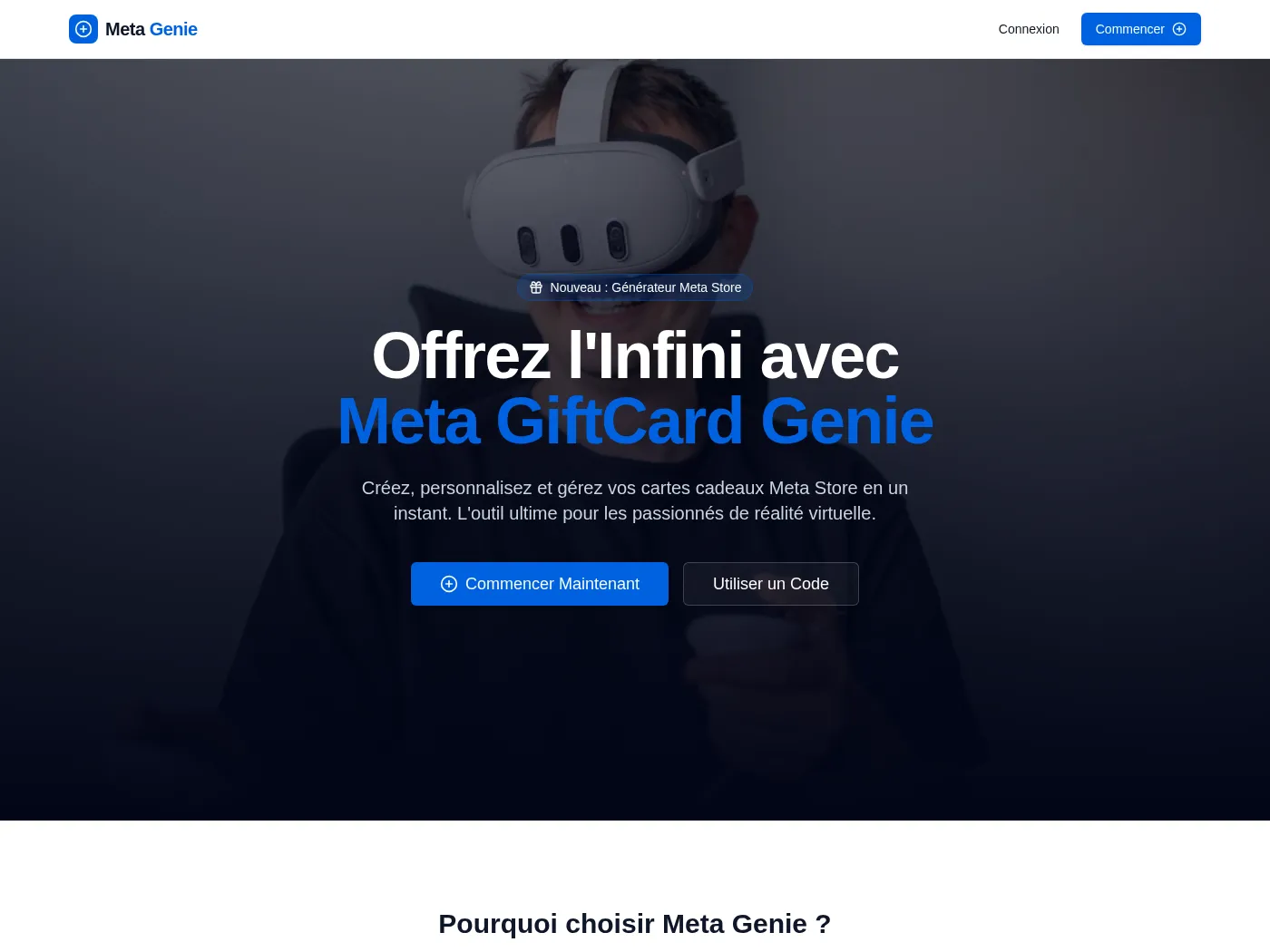 Meta Store GiftCard Genie