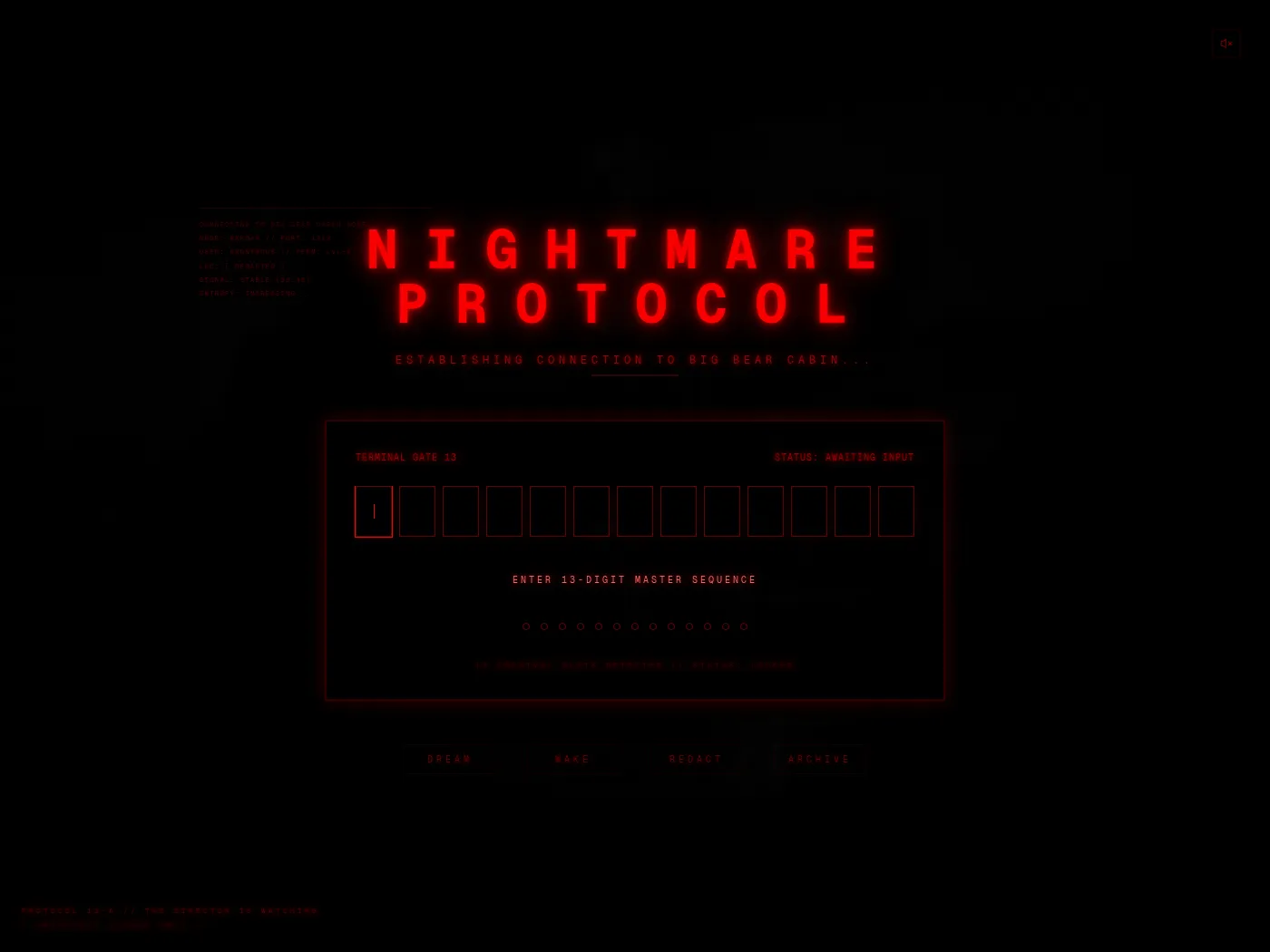 Meta-Horror Terminal Gate