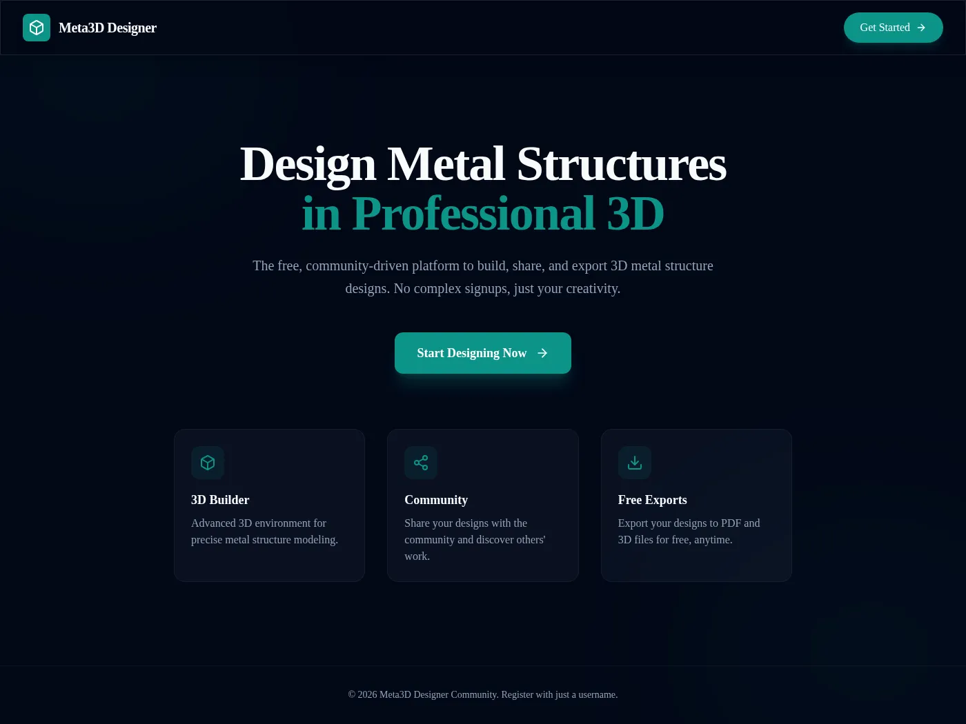 Meta3D Designer Community