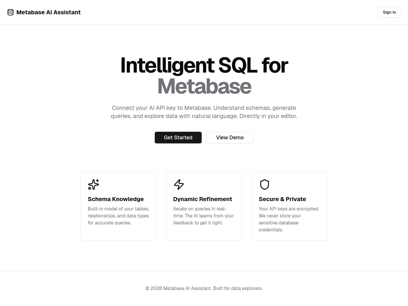 Metabase AI Assistant