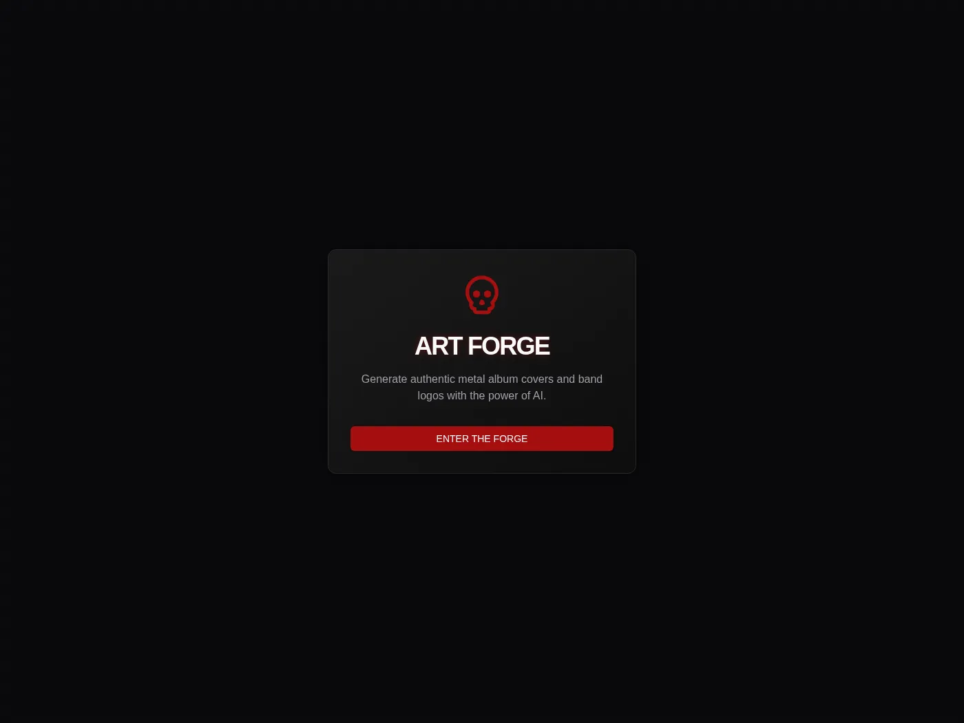 Metal Album Art Forge