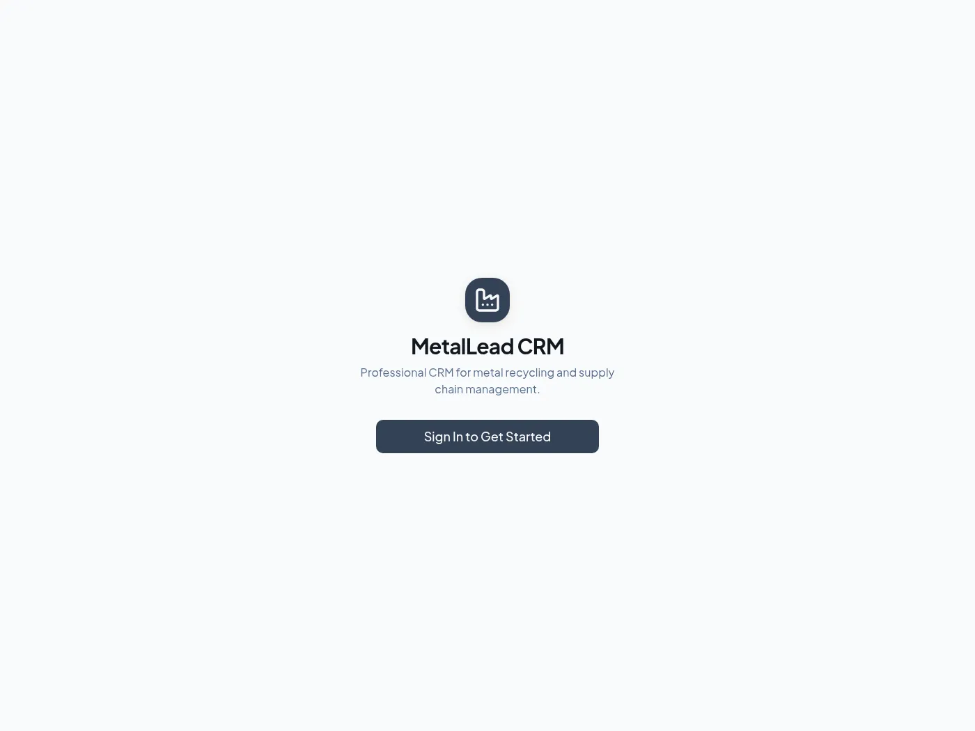 MetalLead CRM