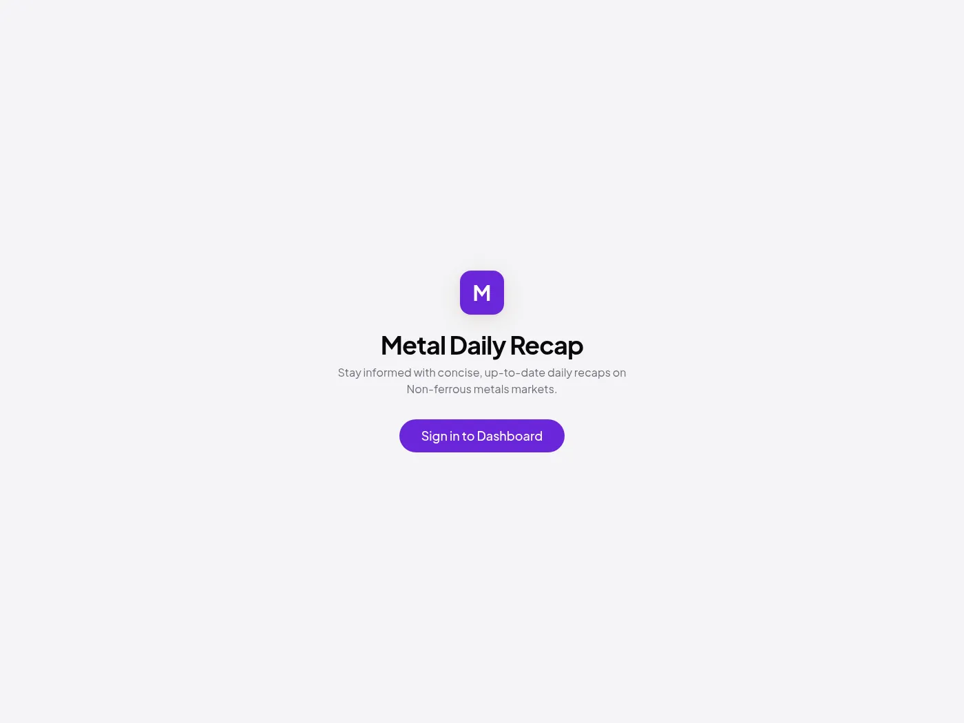 Metal Daily Recap