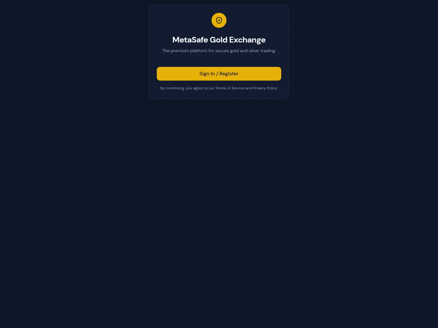 MetaSafe Gold Exchange