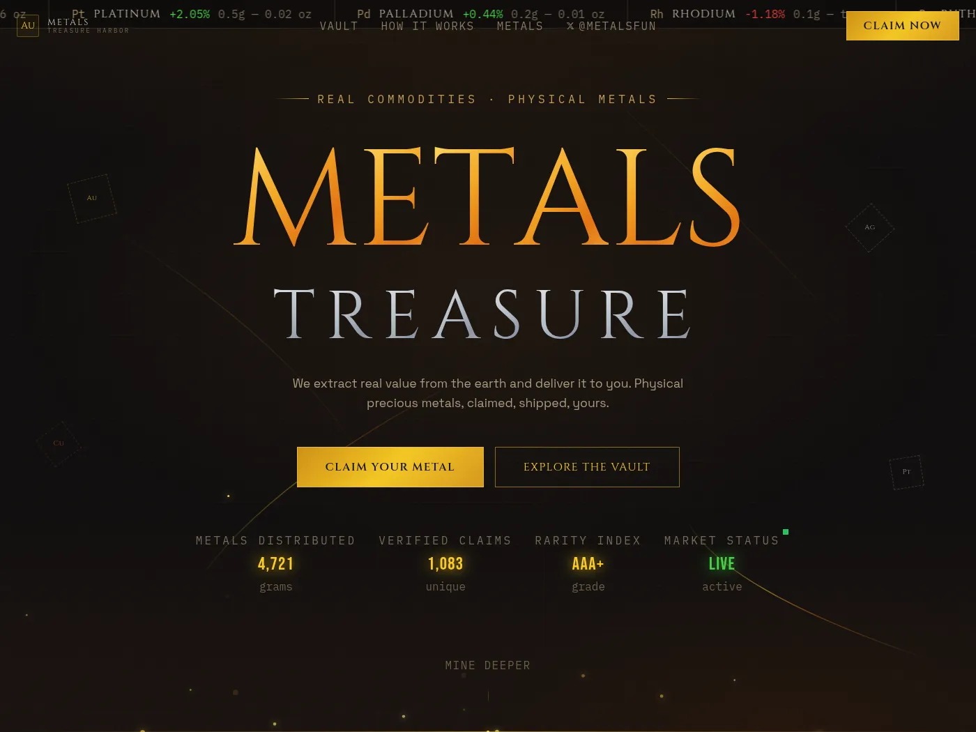 Metals Treasure Harbor