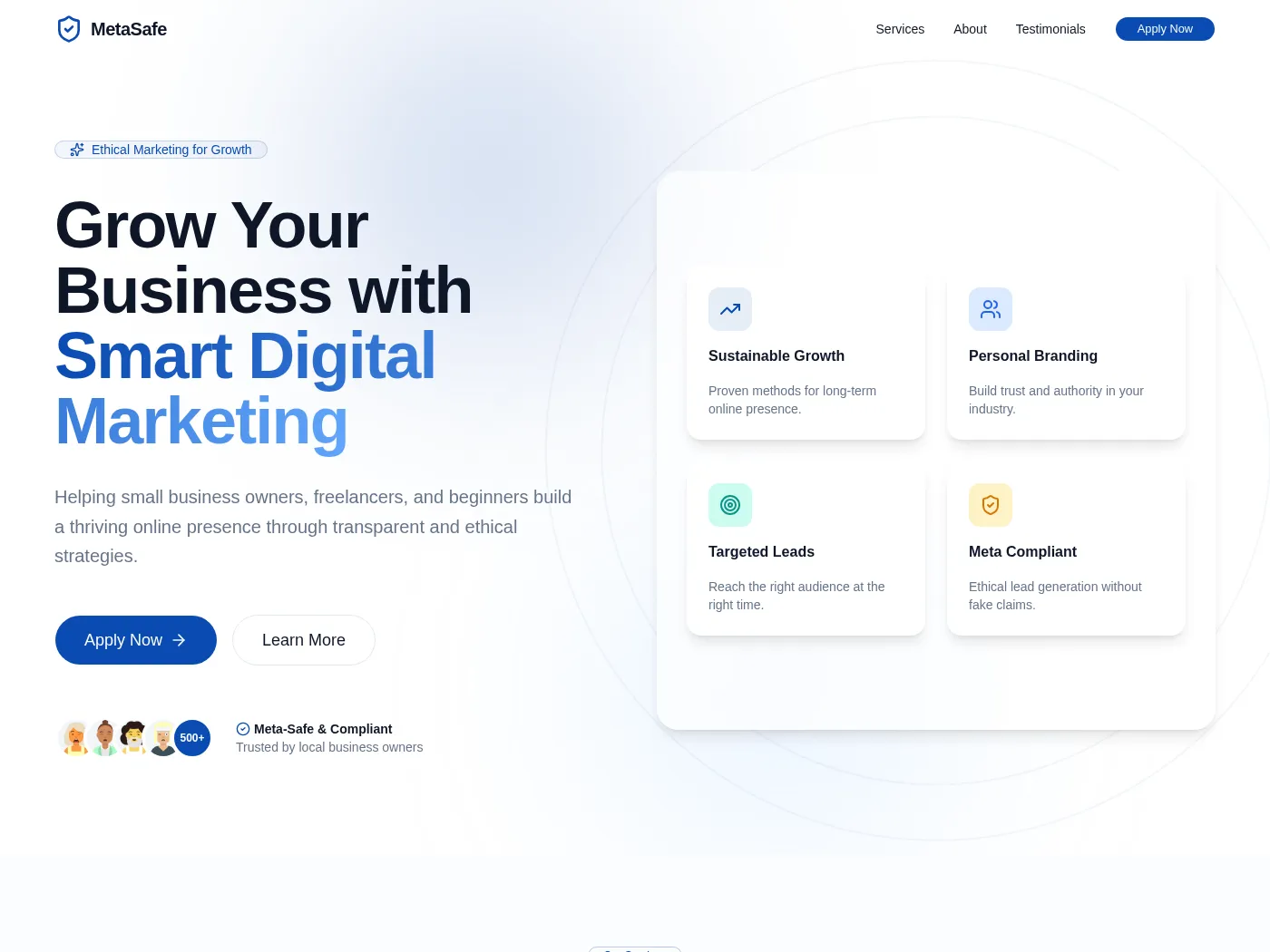 MetaSafe Marketing Site
