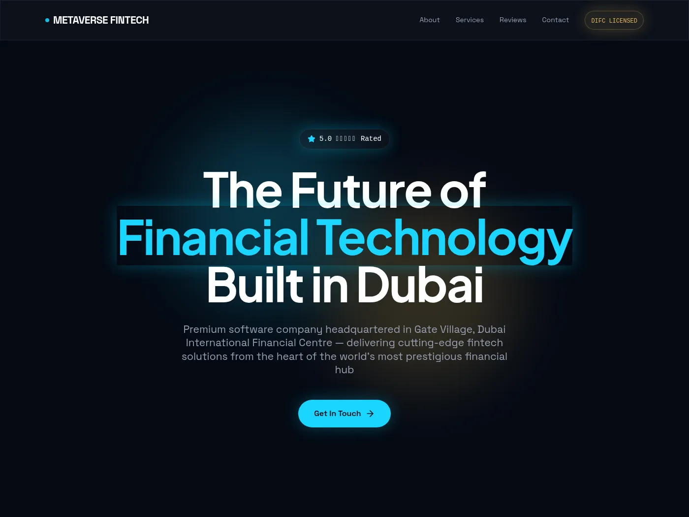 Metaverse Fintech Landing